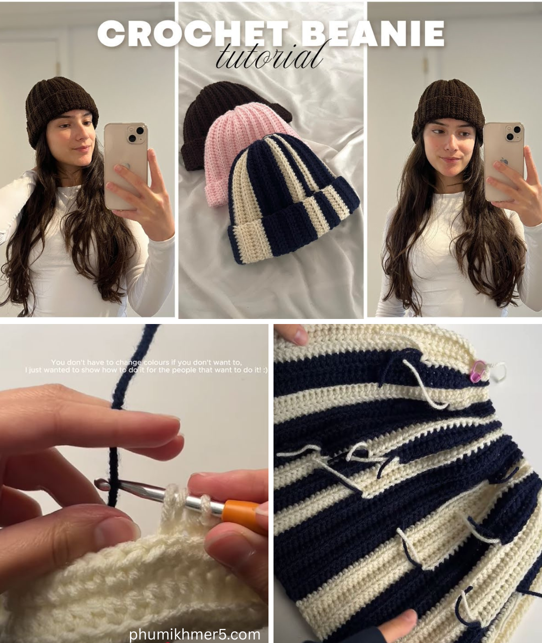 Easy Crochet Beanie Tutorial – Crochet and Knitting
