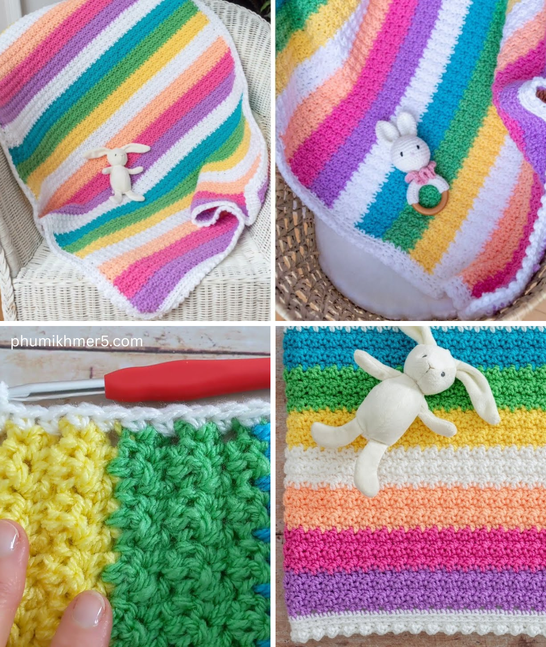 🧶 Crochet Stripey Baby Blanket: A Detailed Guide to a Timeless Classic ...