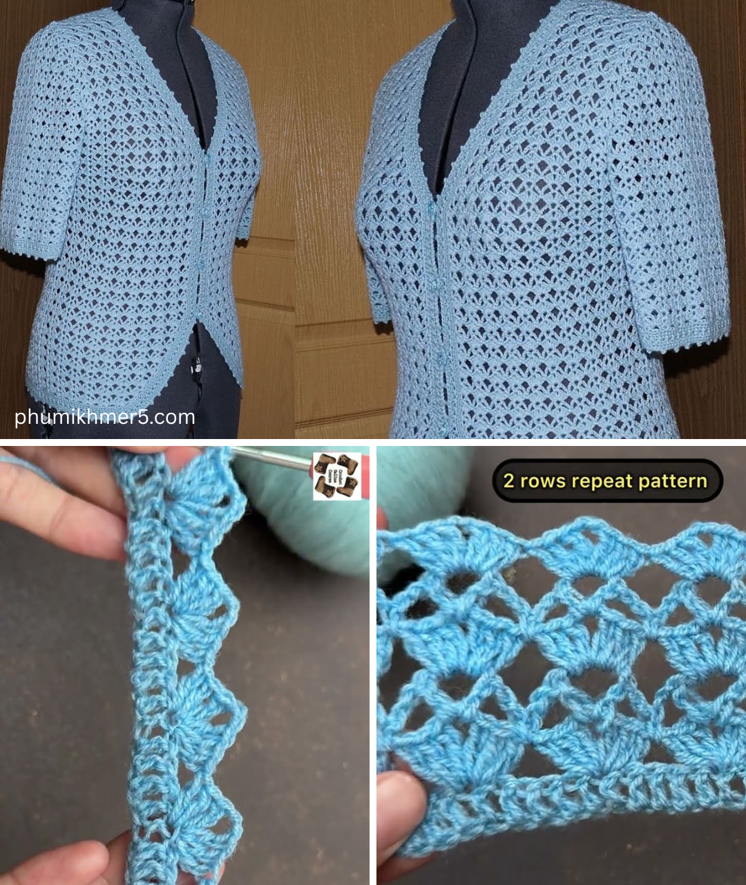 🧶 Crochet Women’s Sweater Jacket Pattern: A Complete Guide – Crochet ...