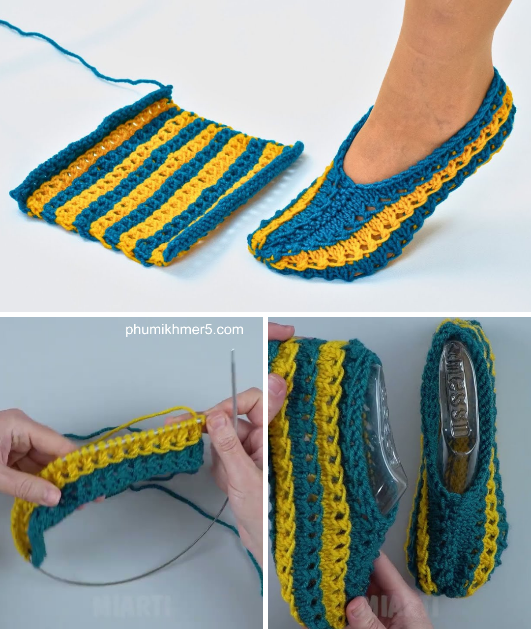 Easy Knitted Slippers from 2 Loops: A Beginner-Friendly Project ...