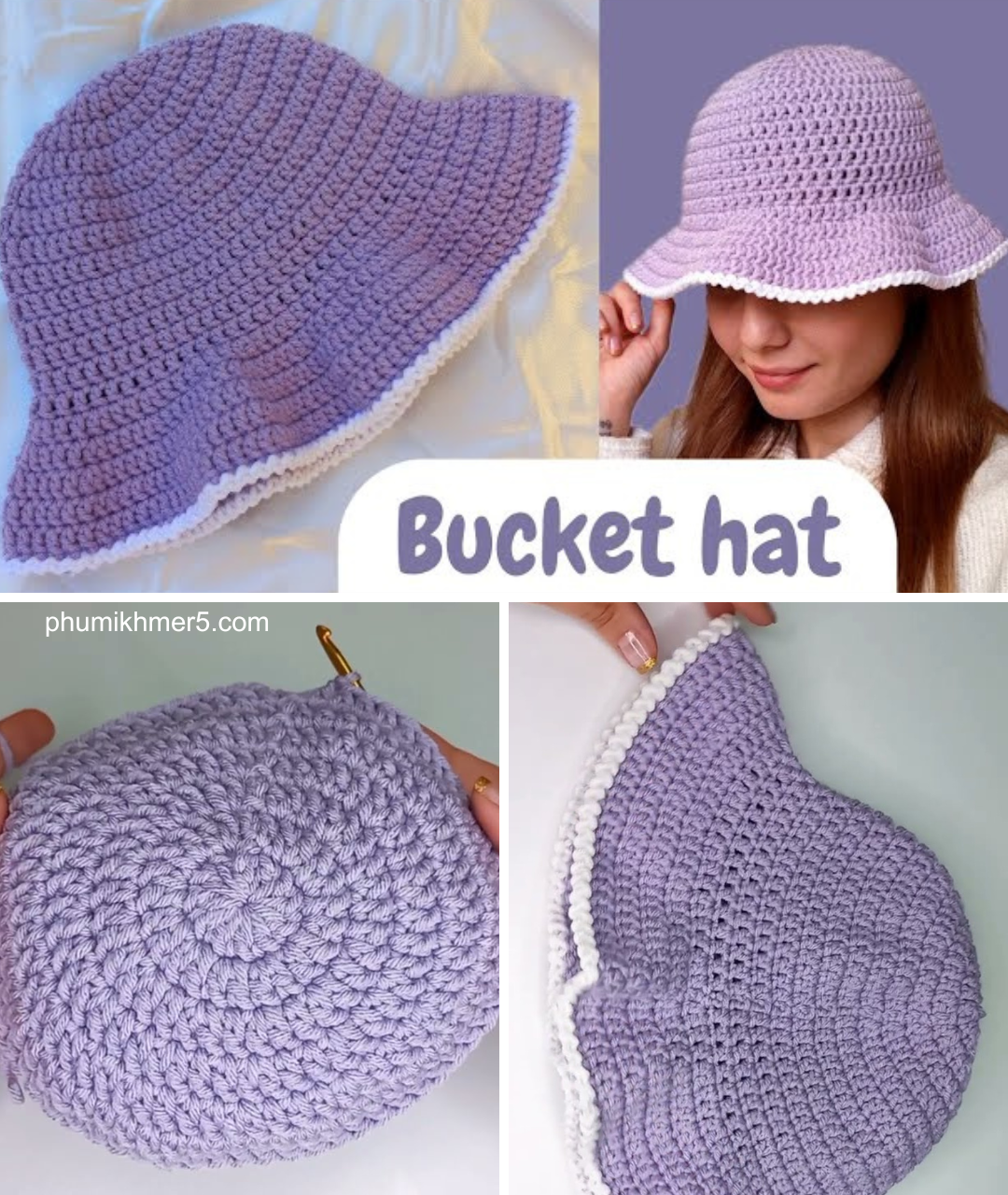 Easy & Quick Crochet Bucket Hat Tutorial (Step-by-Step for Beginners ...