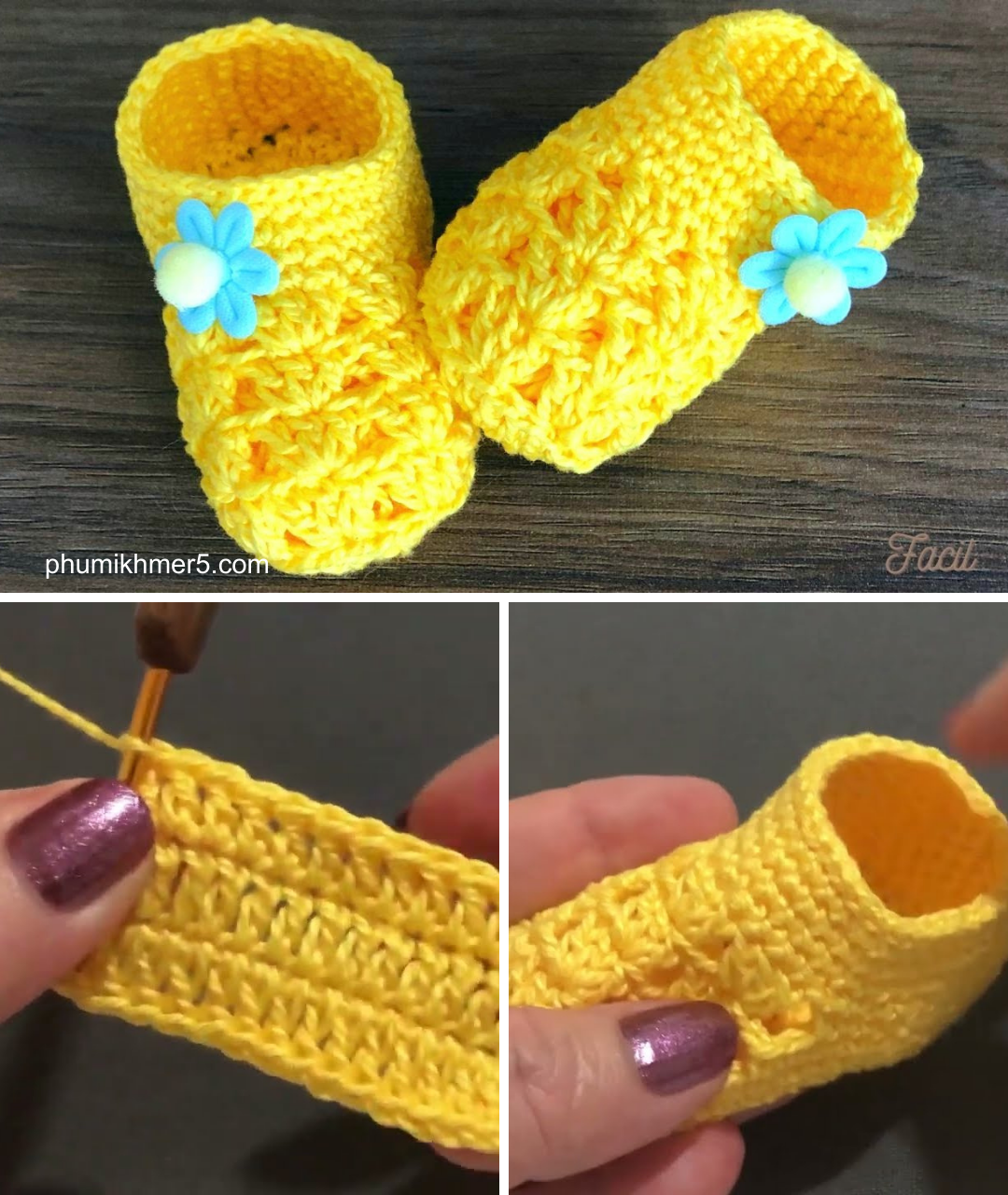 The “Tiny Toes” Crochet Baby Booties: A Detailed Pattern – Crochet and ...