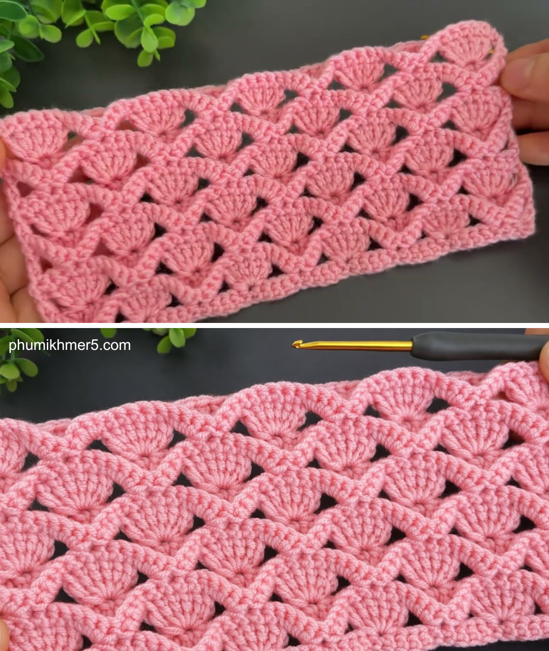 The Starlight Lattice Lace: A Versatile Crochet Stitch for Blankets ...